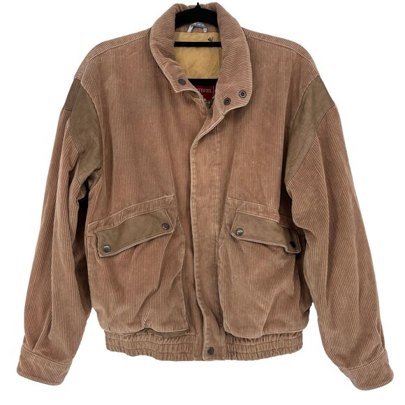 Cortefiel | Jackets & Coats | Vtg Cortefiel Mens Corduroy Leather ...